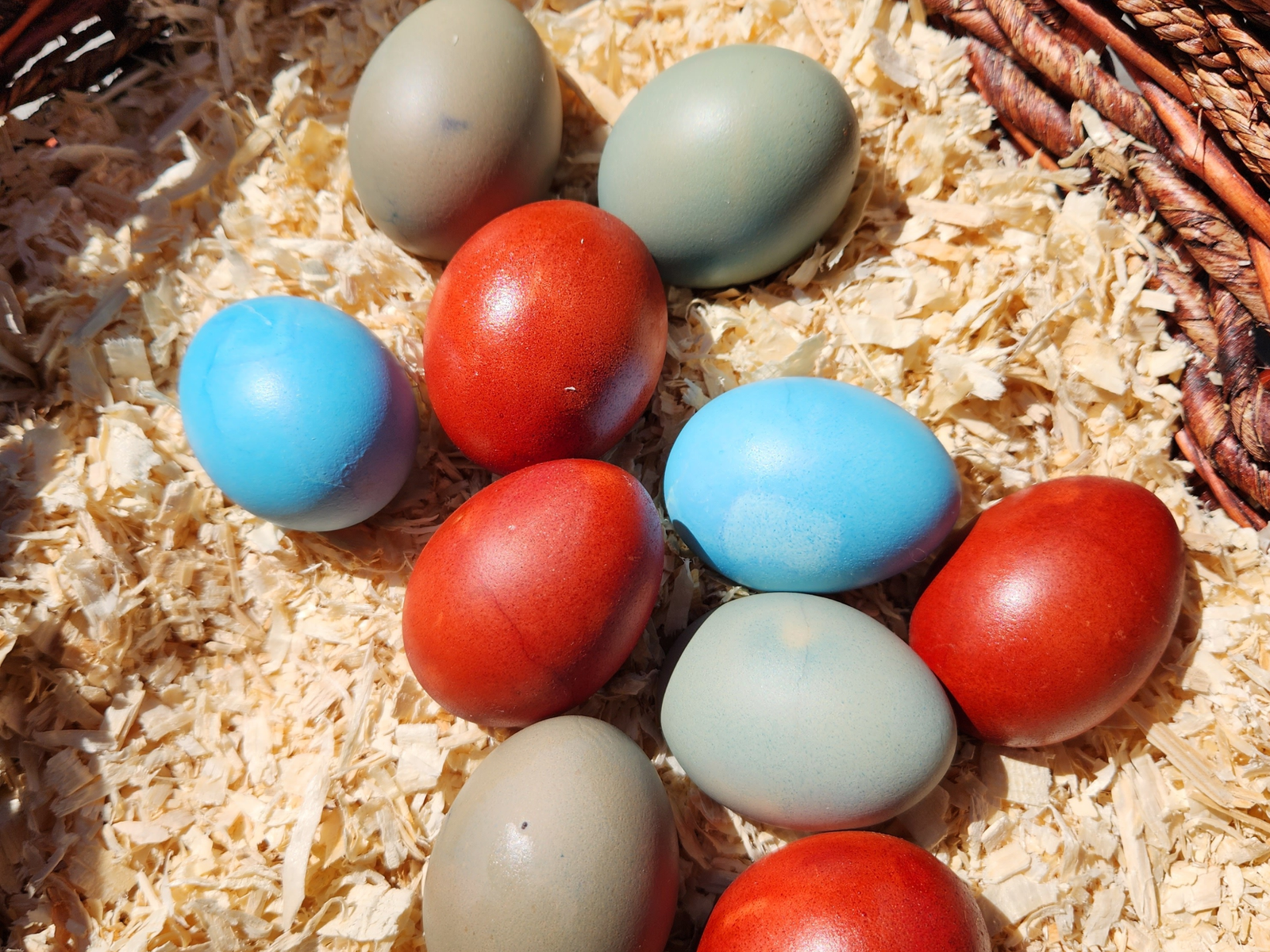 How To Naturally Dye Eggs Red - DBS Farm Wilson